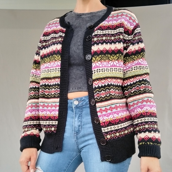 Tiara | Sweaters | Early 200s Chunky Buttonup Knit Sweater | Poshmark